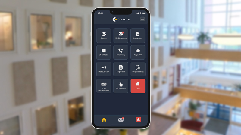 Nu blir skolan tryggare i Köping - Cosafe larmapp